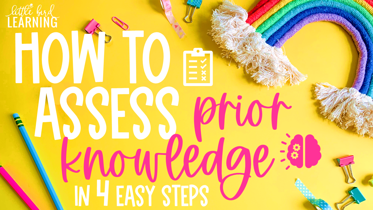 How to Assess Students' Prior Knowledge in 4 Easy Steps | Little Bird ...